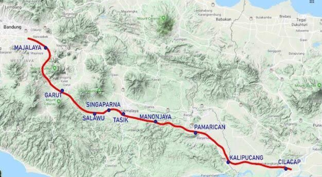Perkiraan Rute dan Exit Tol Getaci di Kota Tasikmalaya - Harian jabar
